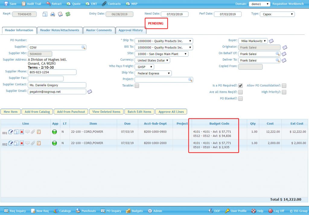 Purchase Requisition Management: iPurchase Overview – Core Functions ...