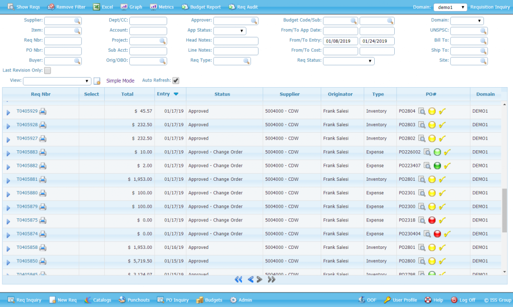 Purchase Requisition Management: iPurchase Overview – Core Functions ...